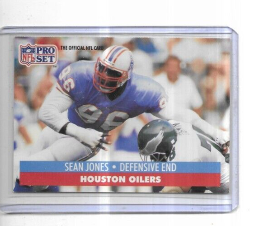 1991 Pro Set #518 Sean Jones Houston Oilers | eBay