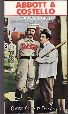 ABBOTT & COSTELLO Movie VHS Tape 1990 WHO'S ON FIRST | eBay