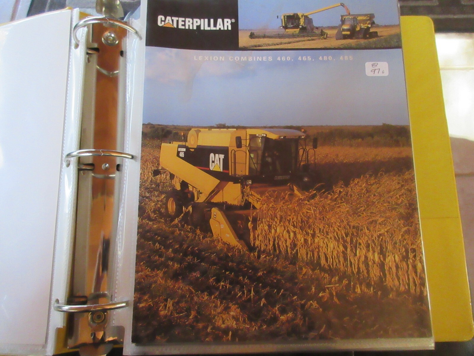 Caterpillar Lexion 460, 465, 480 & 485 Combines Brochure 6 Page | eBay