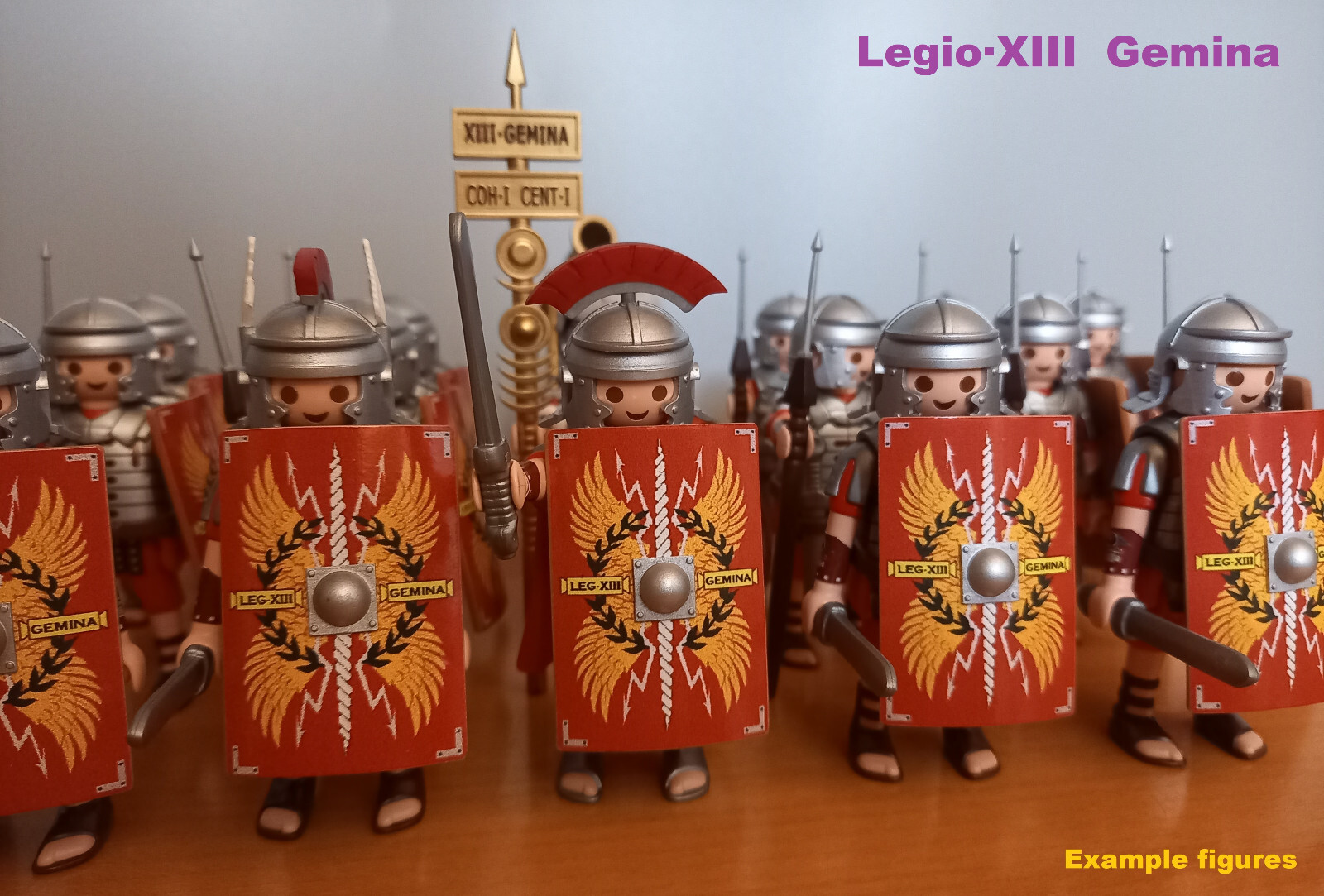 Figures Legio·XIII Gemina, Roman Römer Romain soldaten PLAYMOBIL compatible | eBay