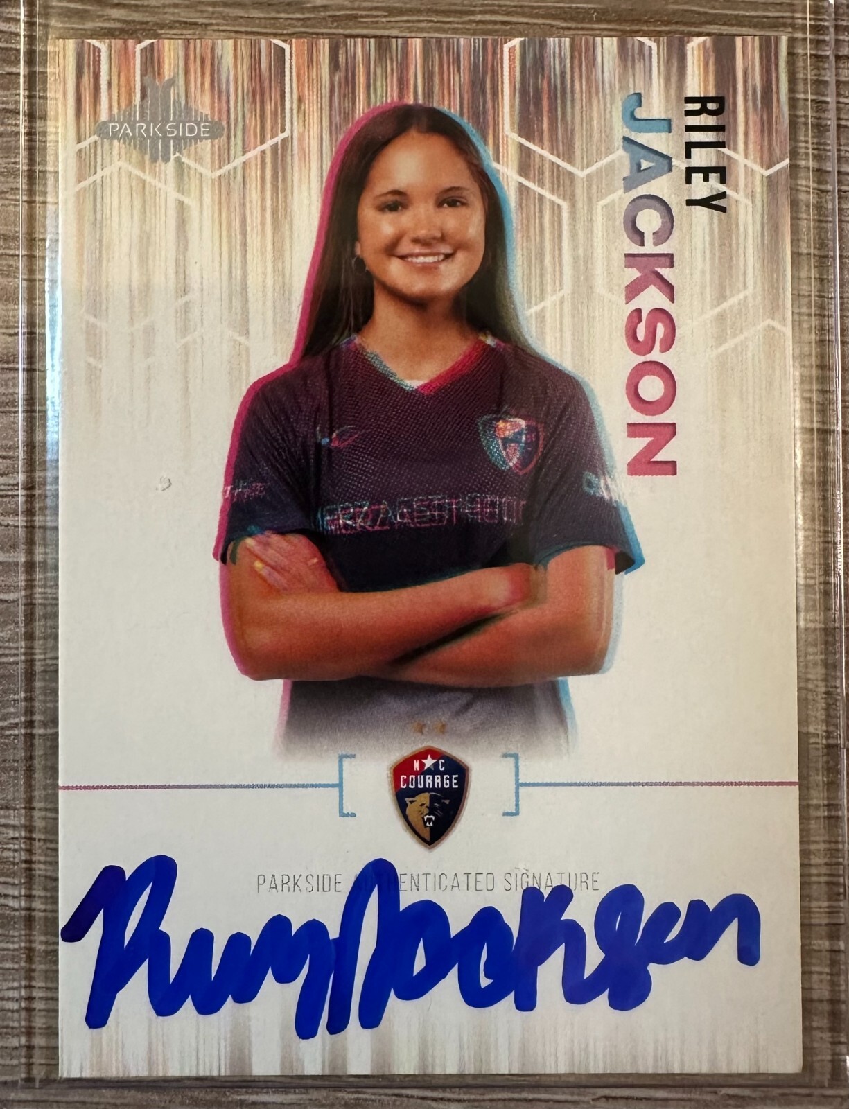 RILEY JACKSON 2023 PARKSIDE NWSL VOLUME 2 ON-CARD AUTO #SS-RJ #/400 NC ...