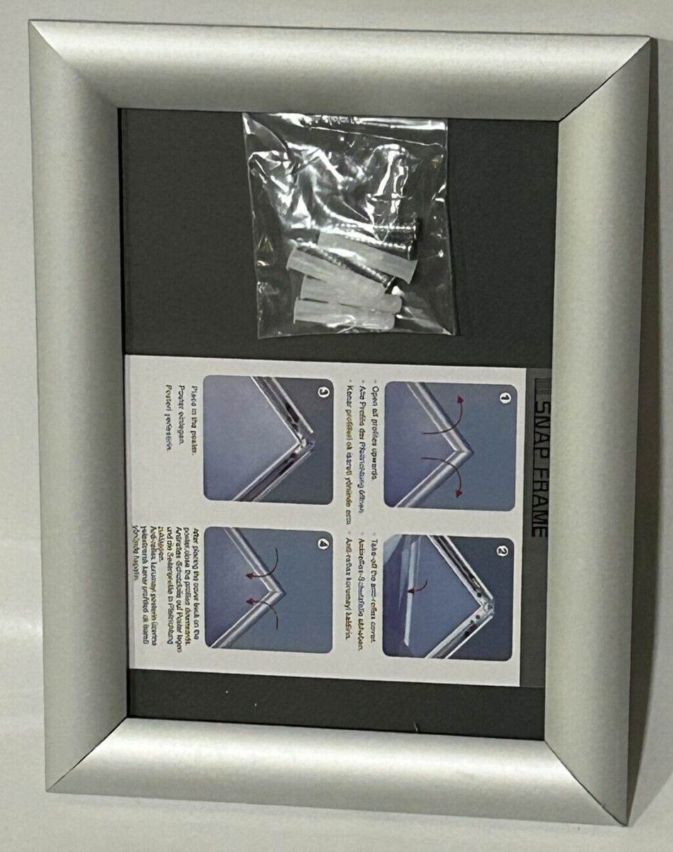 Snap Open Poster Frames Red Snap Poster Frame/ Picture Frame / Notice