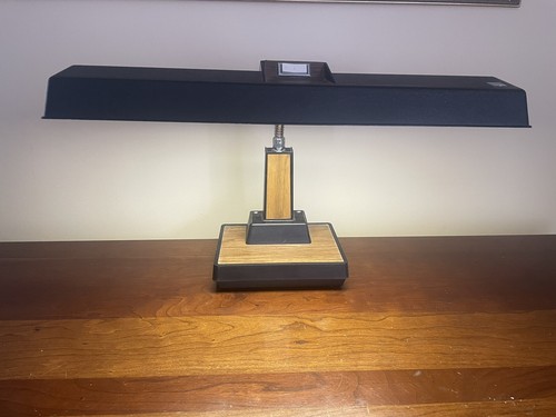 Vtg Electrix Gooseneck Industrial Portable Desk Lamp Florescent Dual ...