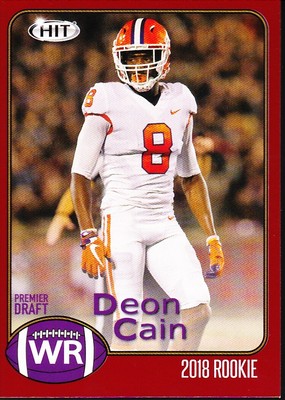 Deon Cain 2018 Sage Hit Red #85 Baltimore Ravens ROOKIE RC | eBay