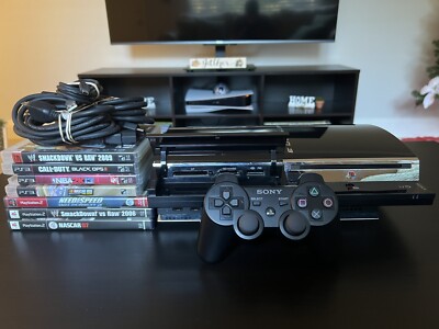 Sony PlayStation 3 PS3 (CECHA01) 60GB Backwards Compatible Bundle ...