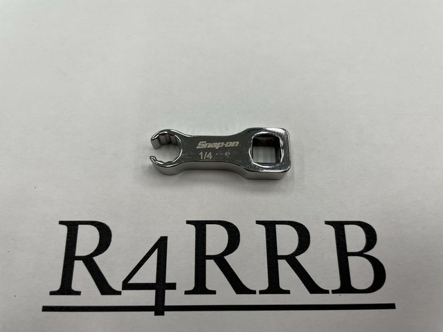 Snap on Tools Crowfoot Flare Nut Torque Adapter Wrench 1/4" Drive 12 PT ...