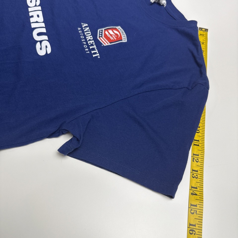 Andretti Autosport IndyCar Series Blue Men's T-Shirt Men's XL Sirius ...