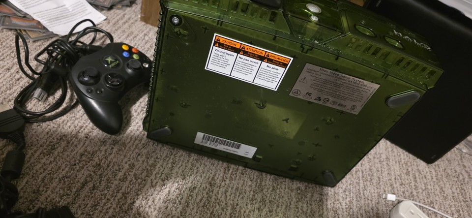 Xbox Original Console See-Thru Green, Limited Special Halo Edition | eBay