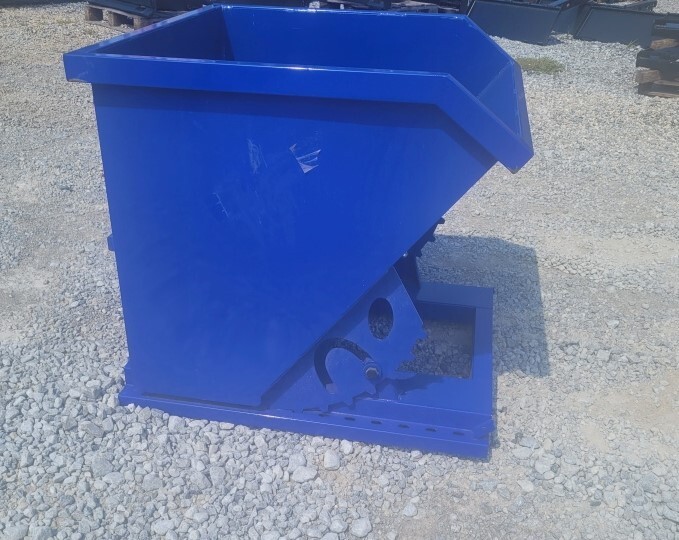 1 Cubic Yard Self Dumping Trash Hopper Fits Fork Lift Pallet Forks Free ...
