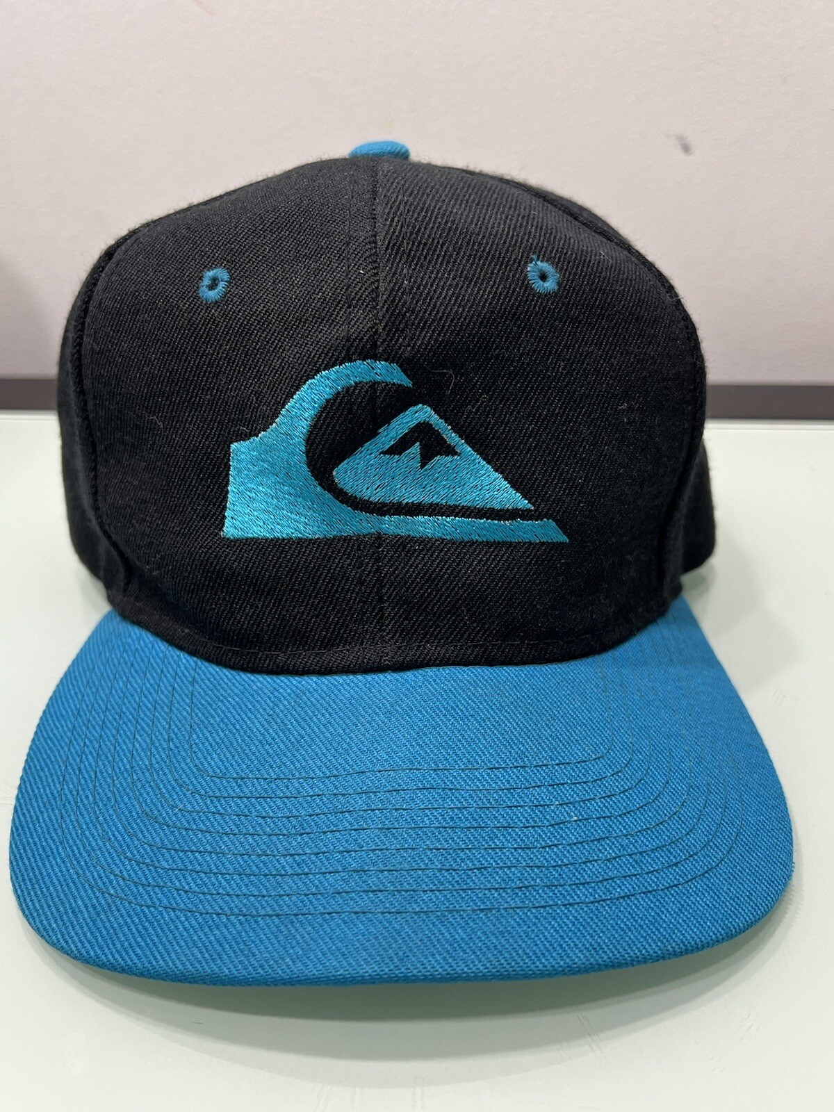 Rare vintage 80s 90s Quicksilver Logo snapback hat sk… - Gem
