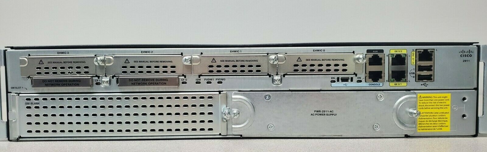 Cisco CISCO2911/K9 2911 Integrated Services Router W/3 GE, 4 EHWIC PORT ...