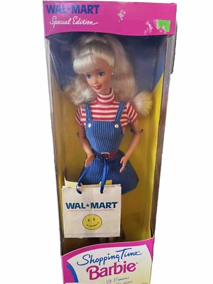 1997 Mattel Barbie #18230 Walmart Barbie Special Edition Shopping Time ...