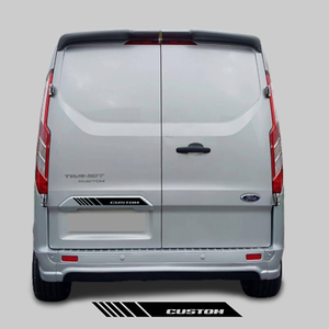 Ford Transit CUSTOM Rear Number Plate Door Decal Sticker Vinyl Graphic ...