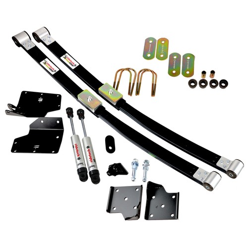 Composite Leaf Spring Kit W/ Bushings And Rear Shocks 1964 1965 1966 ...