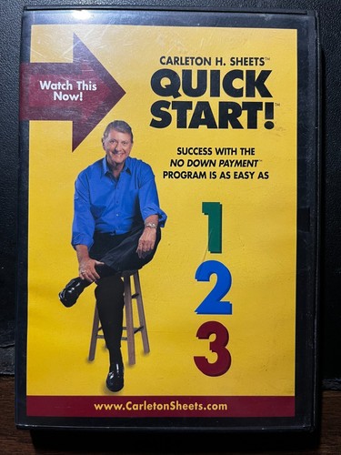 Carleton H. Sheets Quick Start! Success with the No Down Payment Program DVD ! | eBay