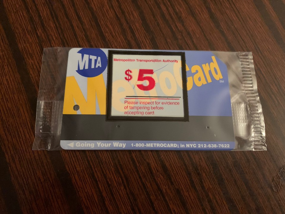 JAMES RIZZI: RARE 1995 NYC Subway metro card VINTAGE Metrocard, Sealed ...