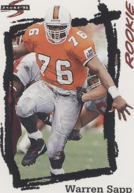 1995 Score - Rookie Warren Sapp #267 (RC) for sale online | eBay