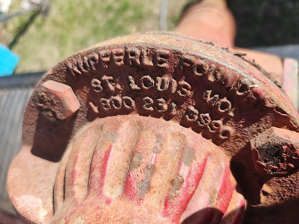 ECLIPSE #2 KUPFERLE ST LOUIS TALL FIRE HYDRANT SEE PHOTO DESCRIPTION NO ...