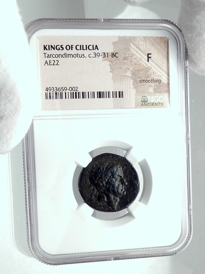 Tarkondimotos I King of Cilicia EMPOWERED BY Mark Antony Greek Coin NGC ...