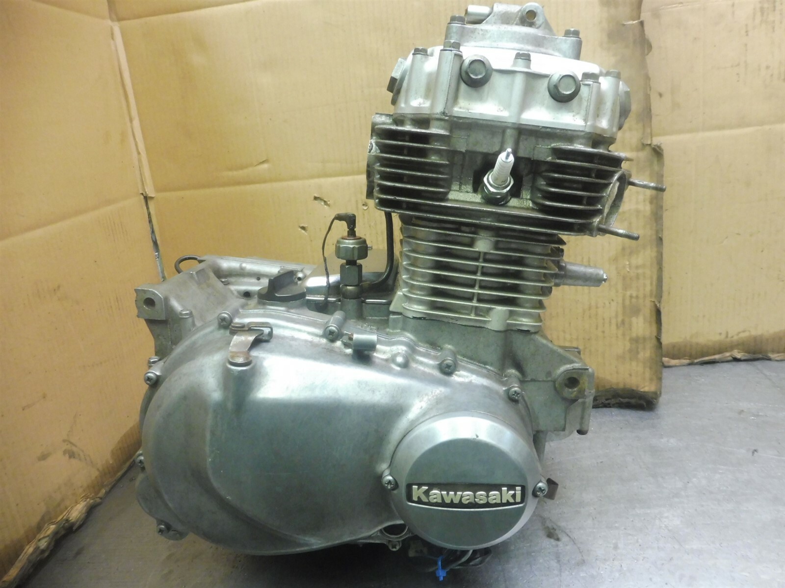 1982 Kawasaki KZ440 Belt KM198. engine motor good compression bad trans ...