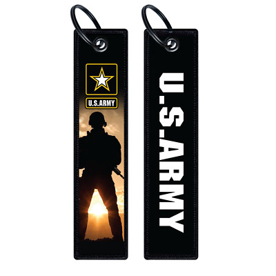 Army Key Tag for use as a keychain, luggage tag or Back Pack accessory ...