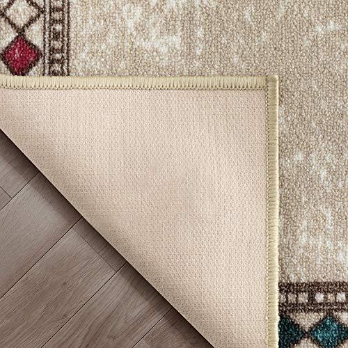 Antep Rugs Alfombras Modern Bordered 2x7 Non-Skid (Non-Slip) Low ...