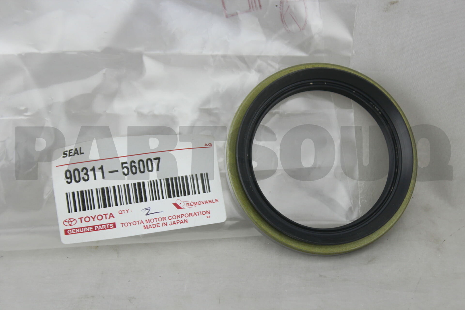 9031156007 Genuine Toyota SEAL, OIL (FOR REAR AXLE SHAFT), RH/LH 90311 ...
