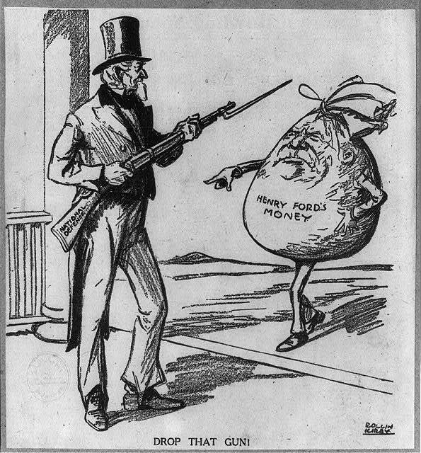 Uncle Sam Cartoon Money