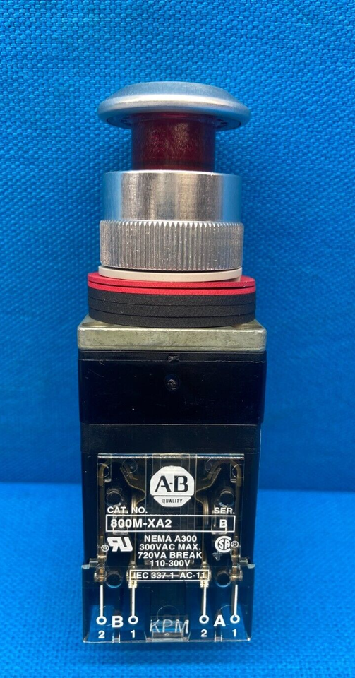 Genuine OEM ABB 800MR Emergency Stop Kit Switch Push Button Pull | eBay