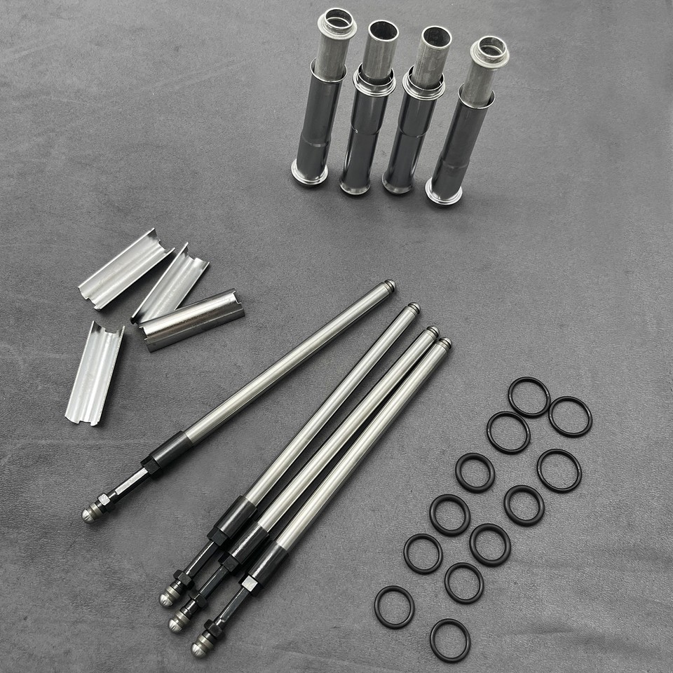 1066051 Quickee Pushrod Kit with Chrome Covers 106-6051 for Harley ...