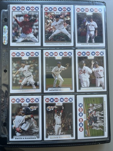 2008 Topps Baseball Boston Red Sox Team Set Series 1 & 2 | eBay