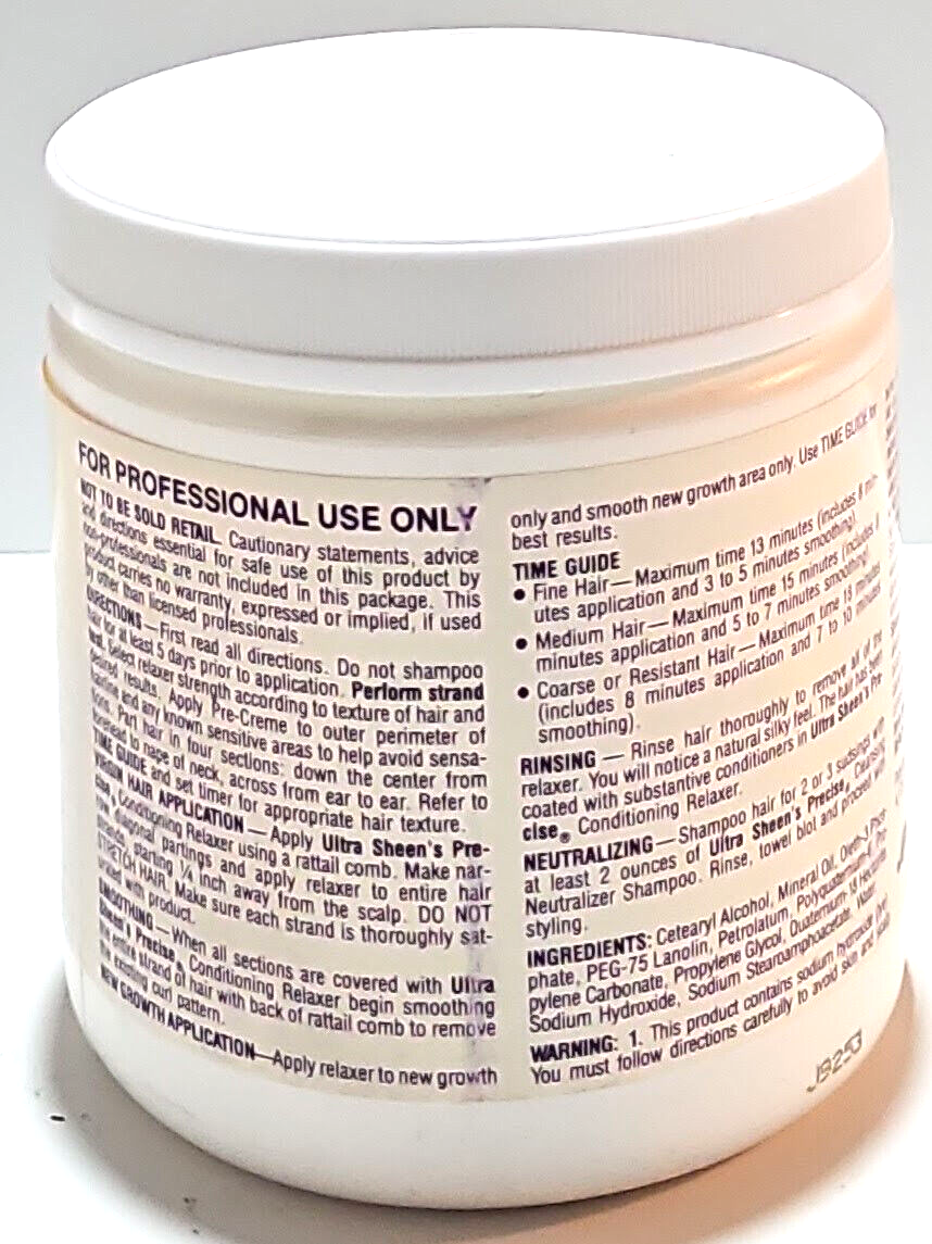 Ultra Sheen's Precise - No Base Conditioning Relaxer SUPER - 15 oz ...