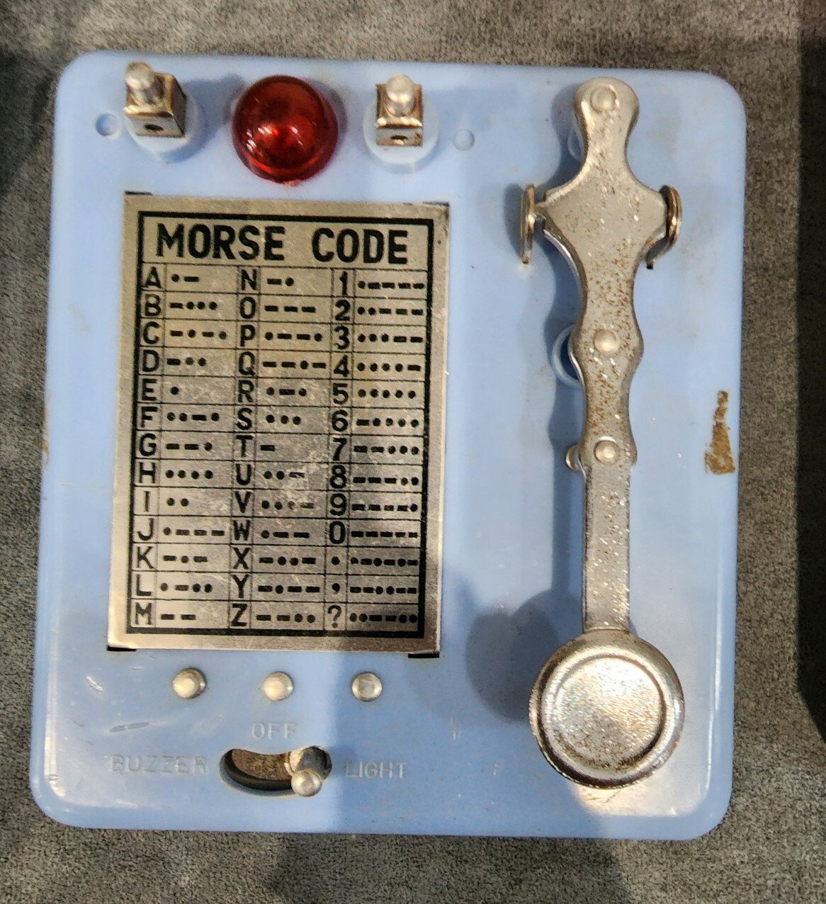 Space Station Morse Code Signalling Set No.107 Hong Kong 1950’s Toy | eBay Australia
