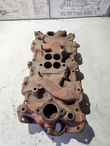 1958 CHEVROLET 348 INTAKE MANIFOLD 3732757 IMPALA BELAIR ELCAMINO A 7 ...