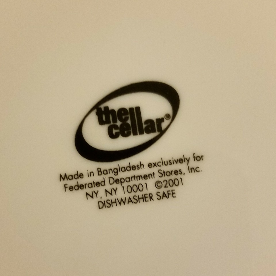 The Cellar Orient Express Travel Theme Salad Plates 4 Train Air Boat ...