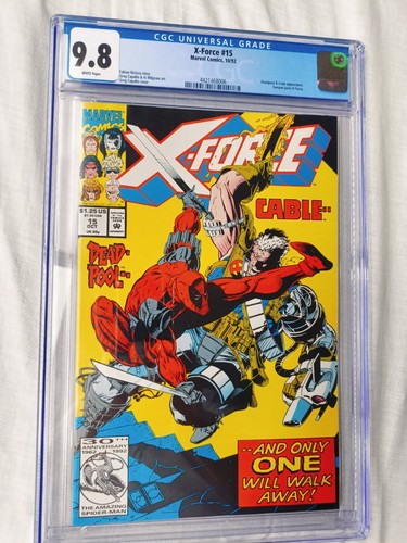 X-Force #15 CGC 9.8 Deadpool vs Cable, Greg Capullo art | eBay