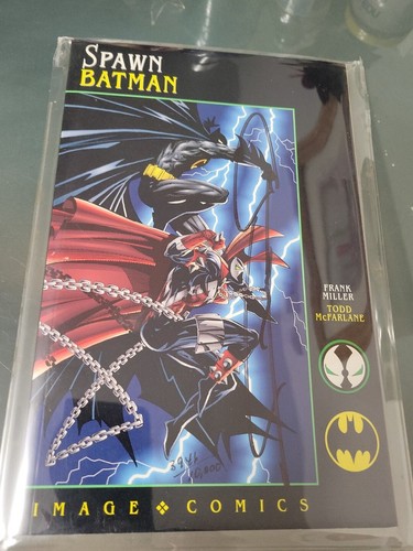 Spawn / Batman Comic Signed By Frank Miller and Todd McFarlane | eBay