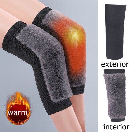 Warmers Protector Thermal Winter Knee Men Thicken Pads Warm Leg Jogging ...