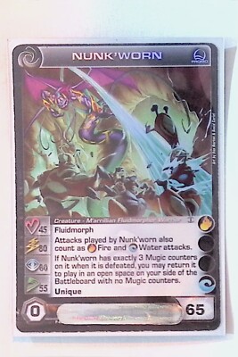Chaotic 4-Max Nunk'Worn Promo Max E/P/W/S TCG CCG | eBay