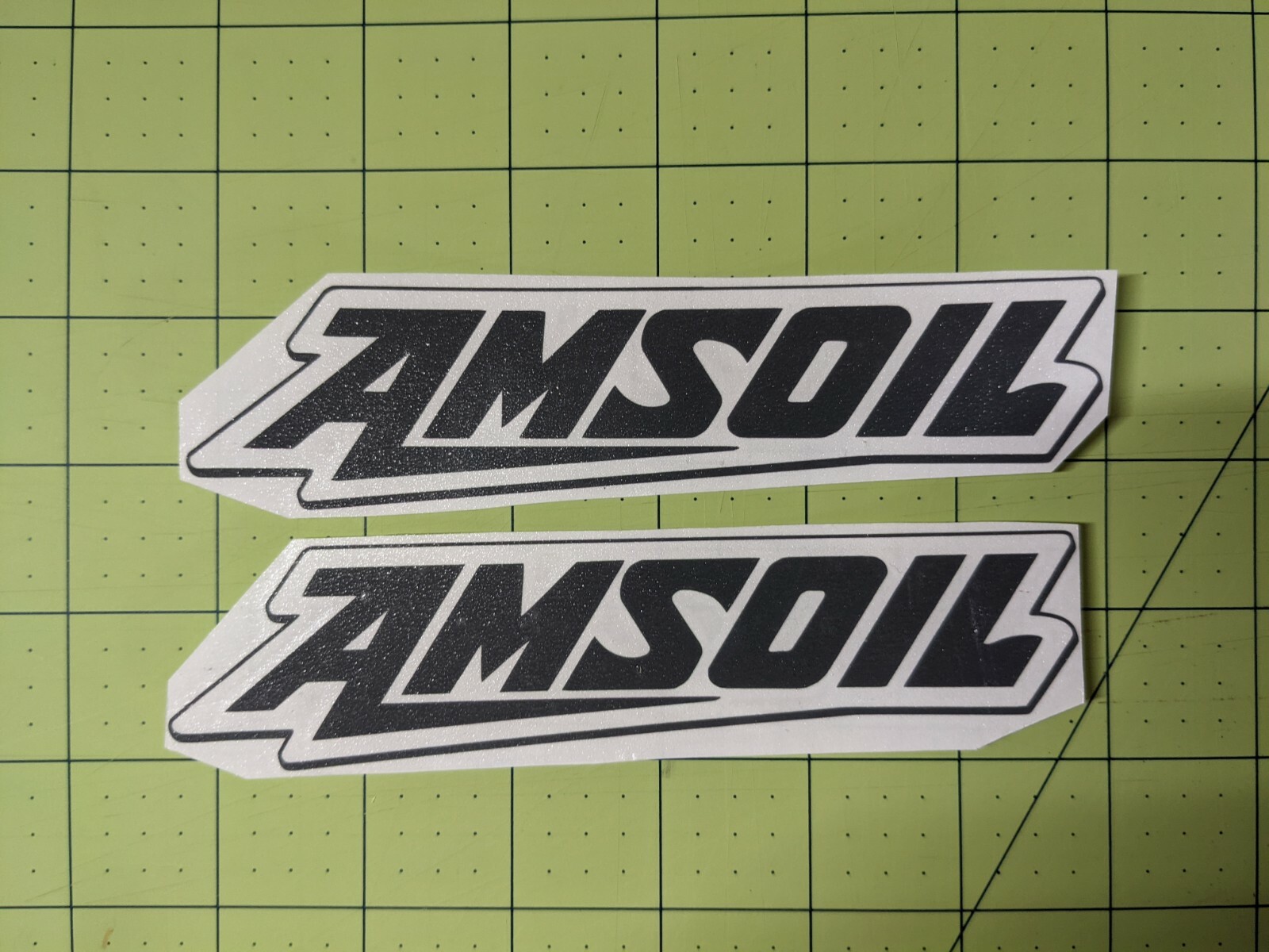 AmsOil (x2) PAIR Decal Sticker Logo Racing JDM Dirt Bike Motocross | eBay