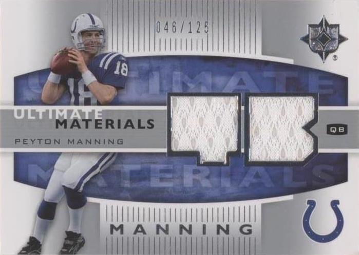 2007 Ultimate Collection - Ultimate Materials Peyton Manning #UM-PE2 ...