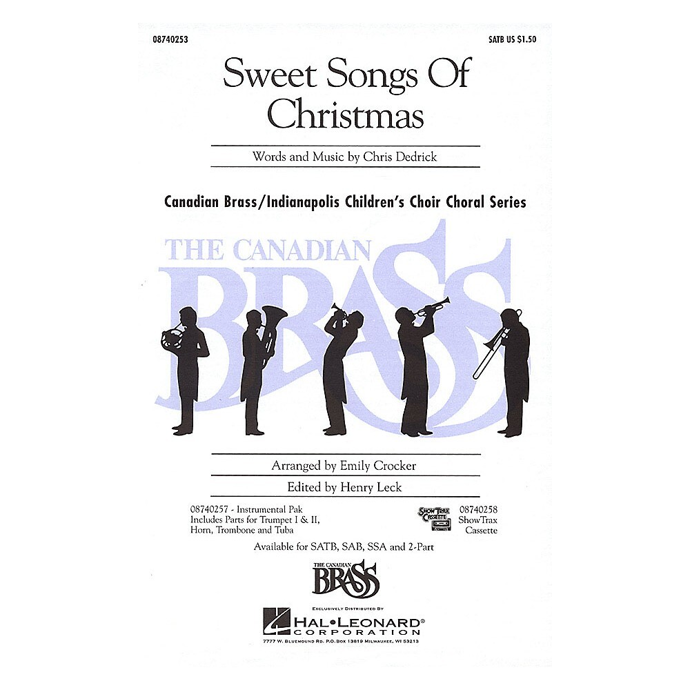 Hal Leonard Sweet Songs of Christmas IPAKB Composed by Christopher ...
