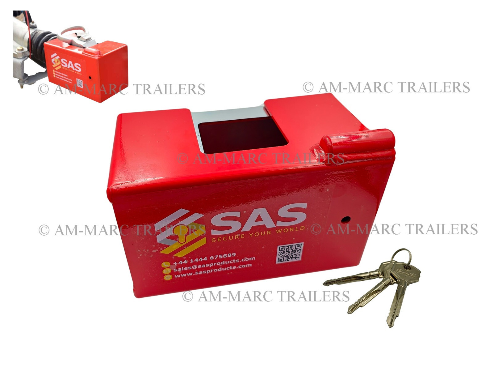 SAS Fort A Fortress Trailer Coupling Hitch Lock for Ifor Williams Knott ...