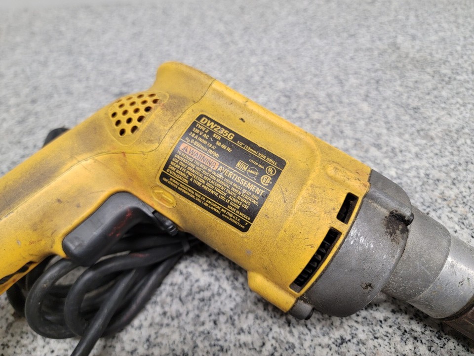 DEWALT DW235G 1/2" Variable Speed Reversible Corded Drill 7.8 Amp | eBay
