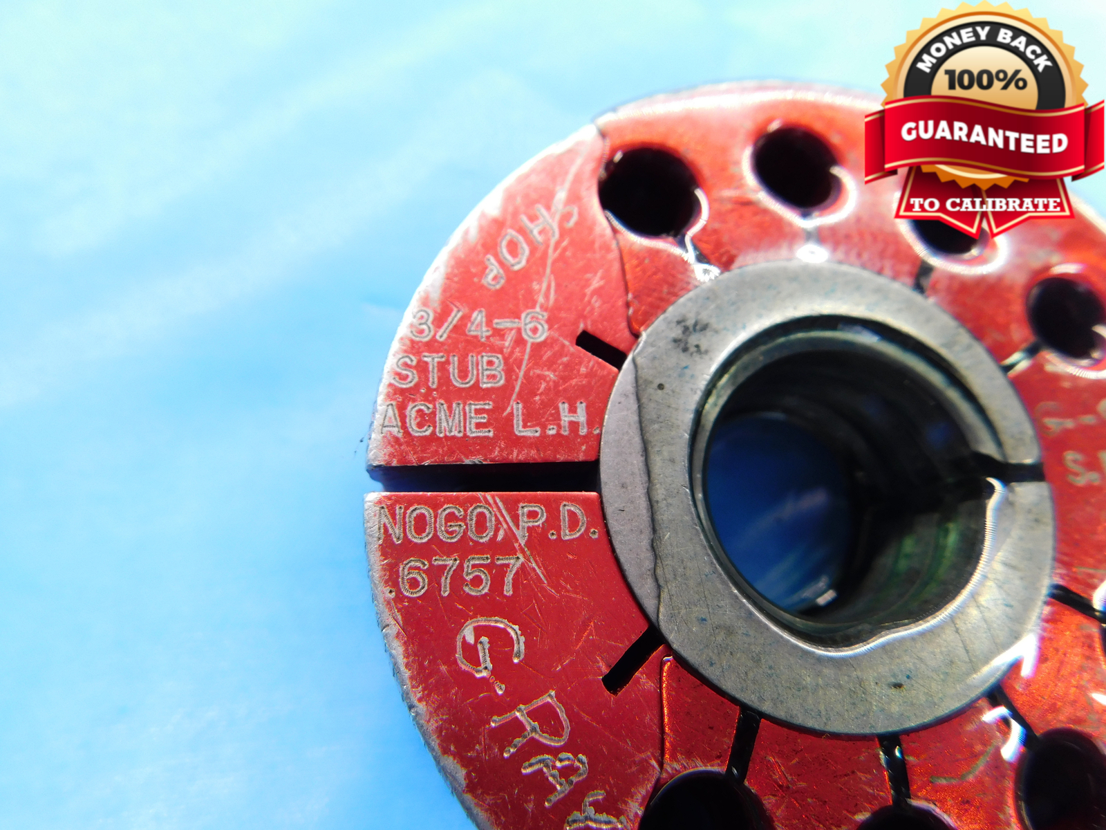 3/4 6 STUB ACME 2G LEFT HAND THREAD RING GAGES .75 GO NO GO PD'S ...