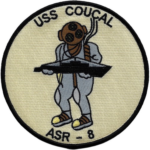 USS Coucal Submarine Rescue ASR-8 PATCH US NAVY RESCUE DIVER SUB ...