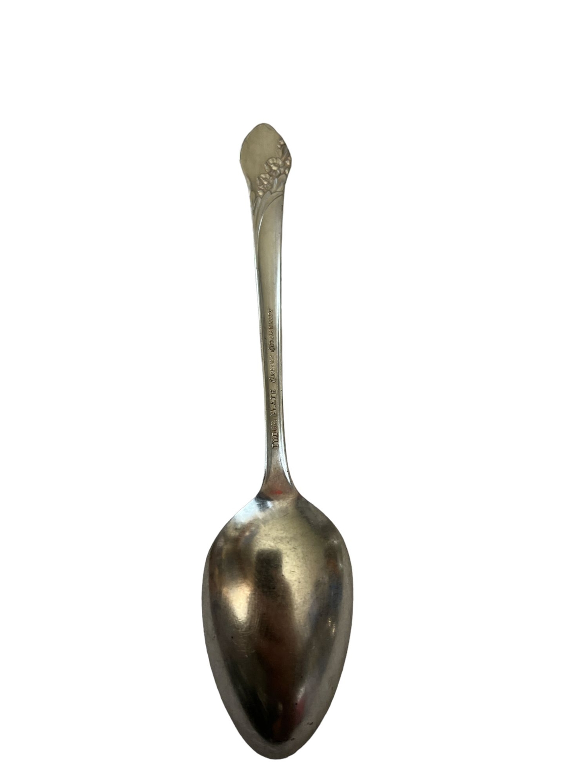 Vintage 1956 Oneida Community Tudor Plate Together Floral Silver Plate Teaspoon | eBay