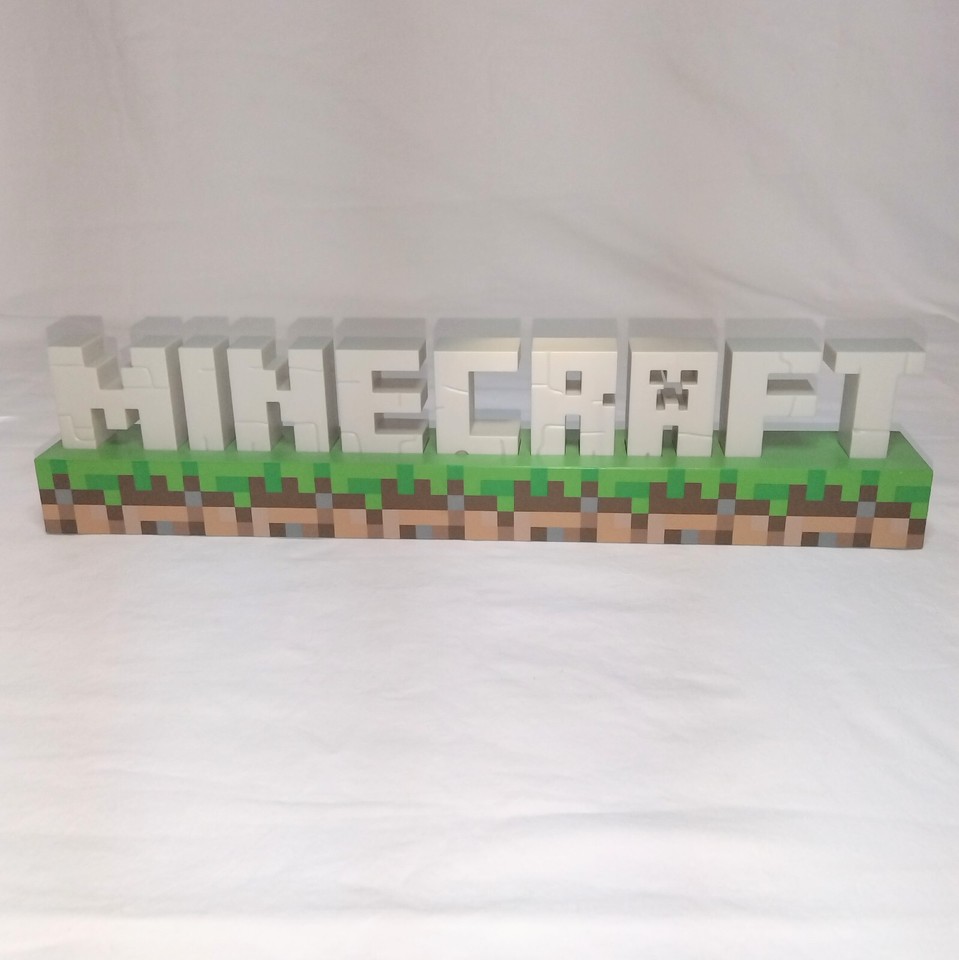 Minecraft Logo Light Officially Licensed, Paladone, 2021 | eBay