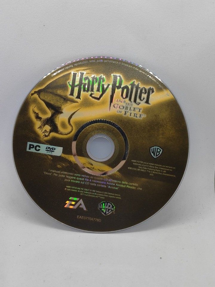 HARRY POTTER E IL CALICE DI FUOCO PC CD ROM GIOCO VERSIONE ITALIANA ...