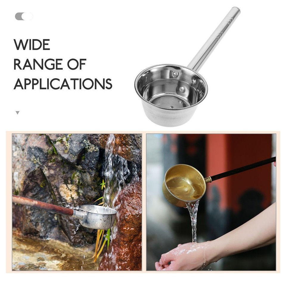 Stainless Steel Scoop Japanese Water Ladle Kitchen Ladles Dipper | eBay UK